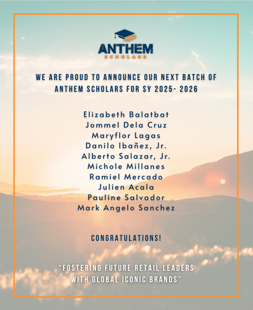 Congratulations Anthem Scholars 2025-2026!